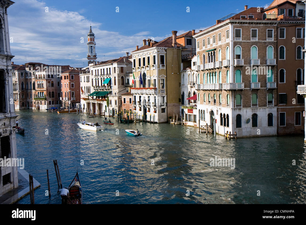 Buildings on the big canal of Venice, Italy Stock Photo - Alamy