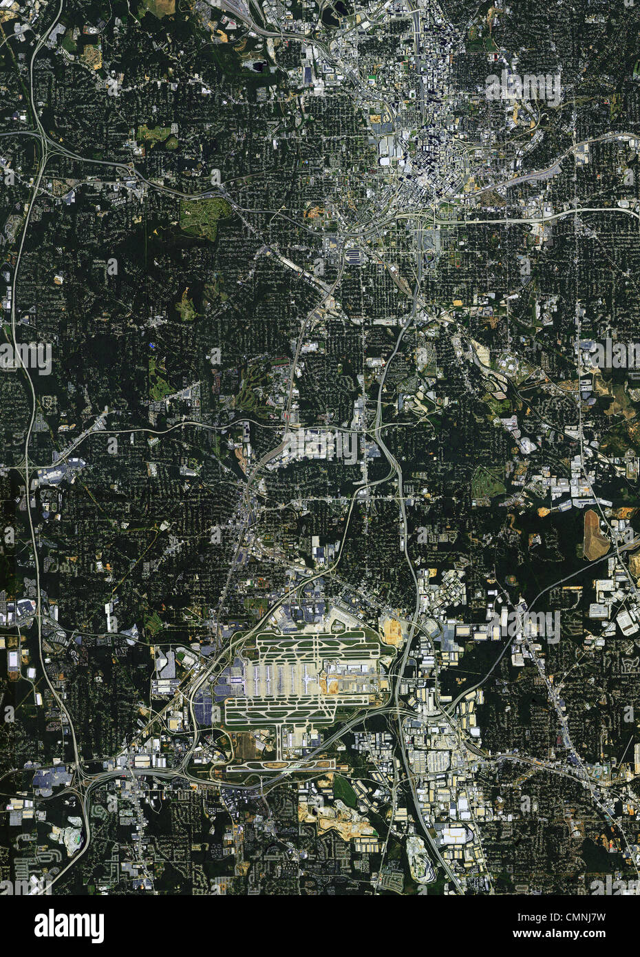 Atlanta airport aerial hi-res stock photography and images - Alamy