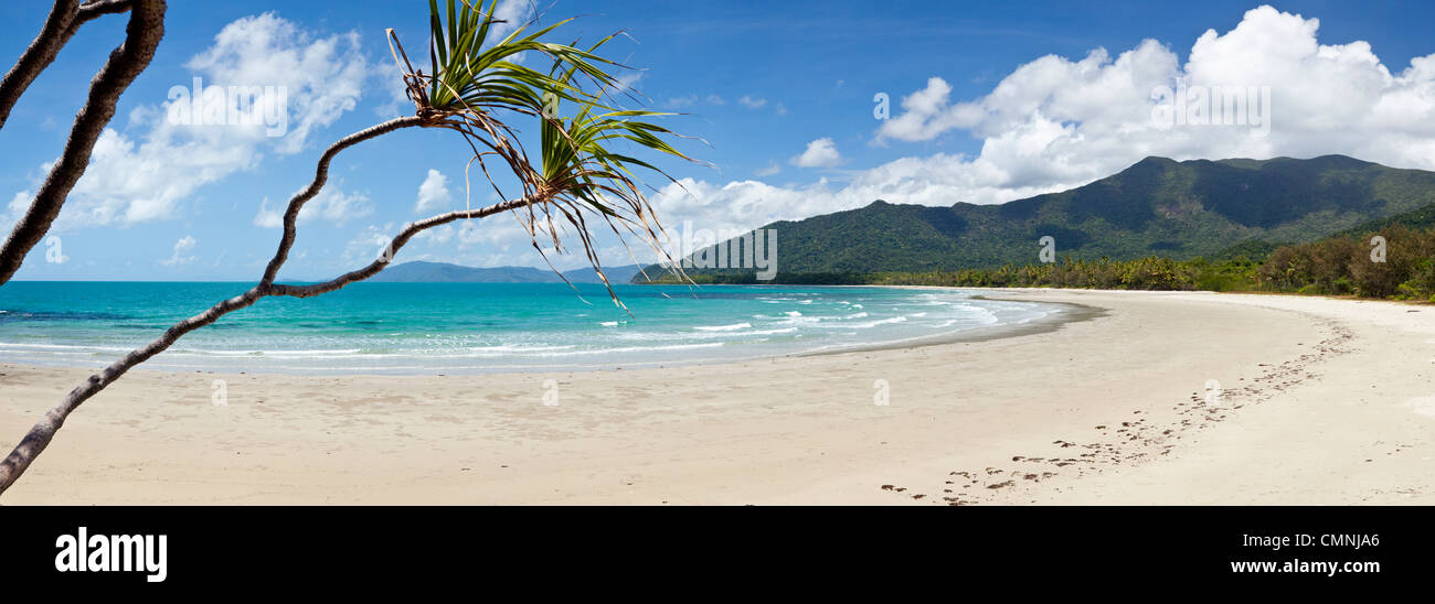 View of Myall Beach. Cape Tribulation, Daintree National Park ...