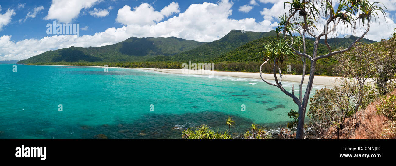 View of Myall Beach. Cape Tribulation, Daintree National Park ...