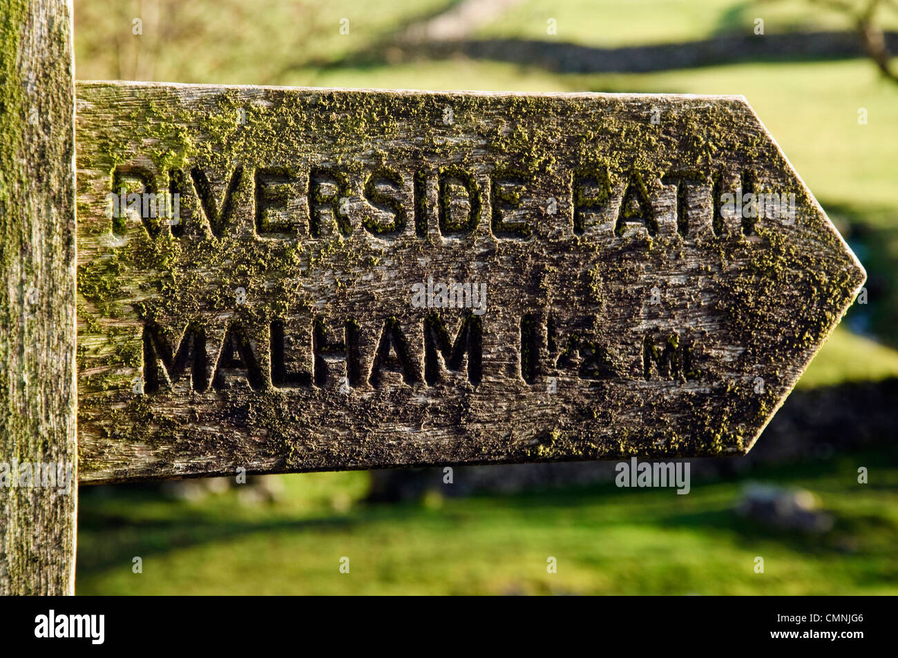 Malham sign hi-res stock photography and images - Alamy
