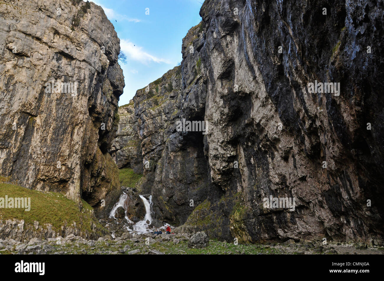 The gorge of Gordale Scar, North Yorkshire Stock Photo - Alamy