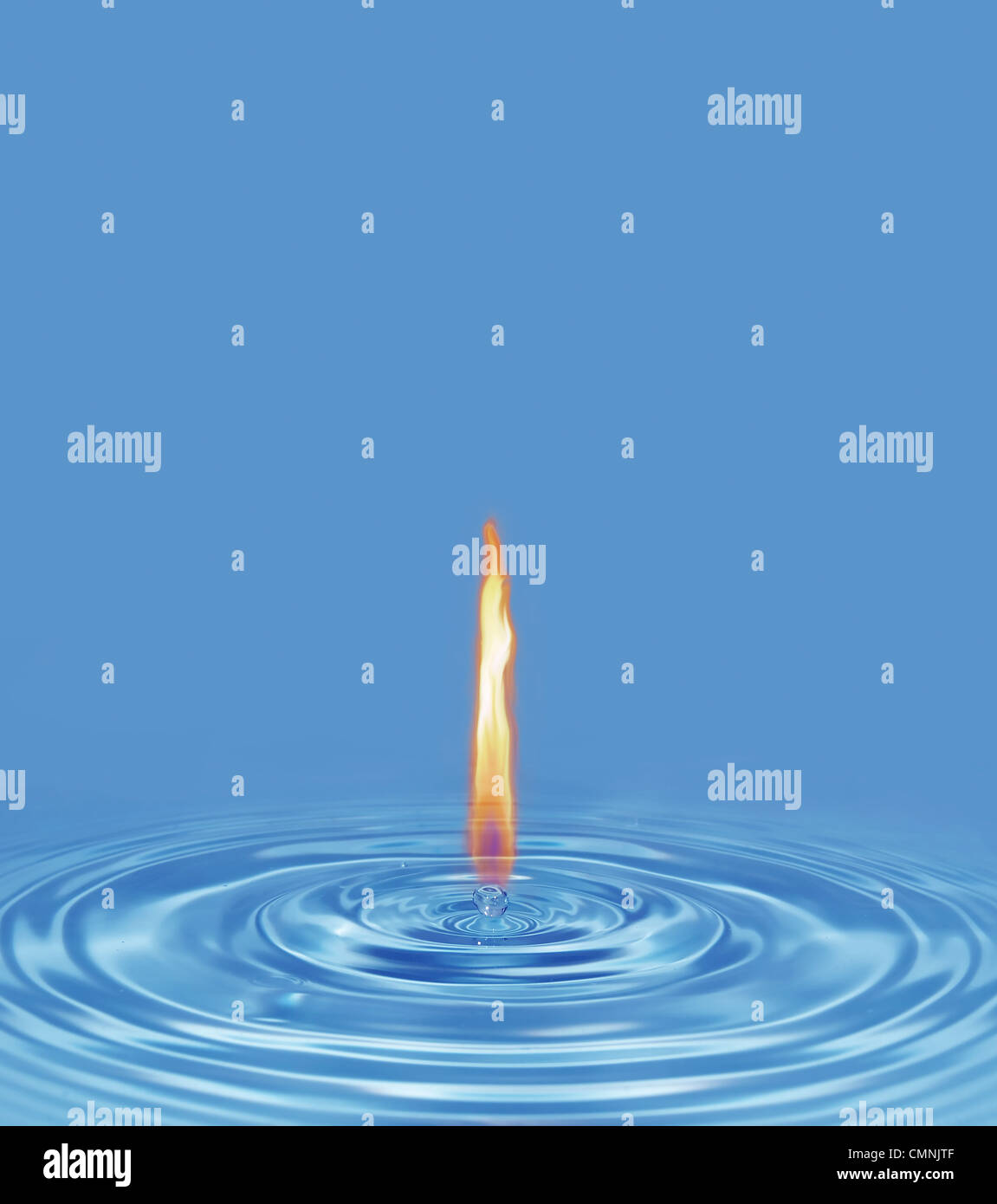high quality flame on water background Stock Photo - Alamy