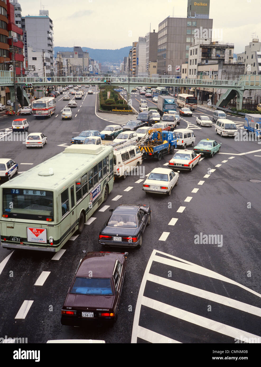Japan Kyoto Traffic Stock Photo - Alamy