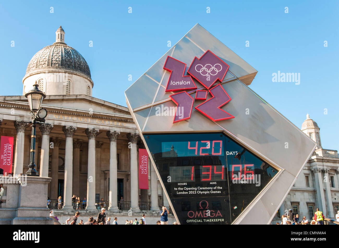 Official countdown clock for the Olympic and Paralympic Games 2012 ...
