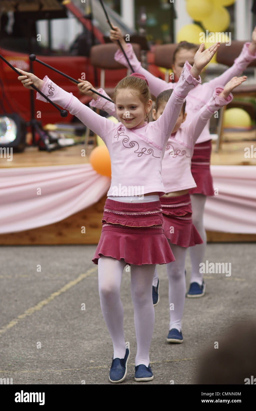 Dance off majorettes from Poland Stock Photo - Alamy