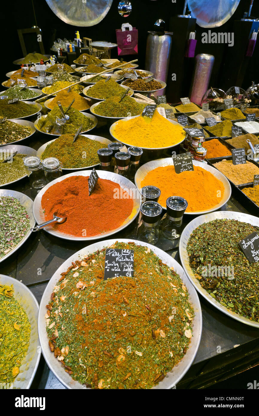 spices booth International Tourism Show 2012 Paris Stock Photo - Alamy