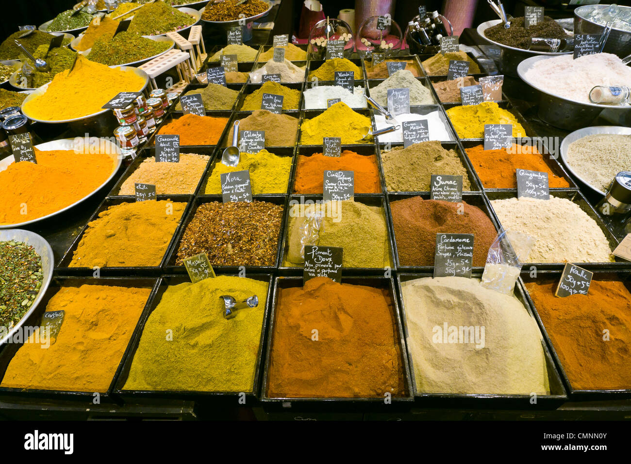 spices booth International Tourism Show 2012 Paris Stock Photo - Alamy