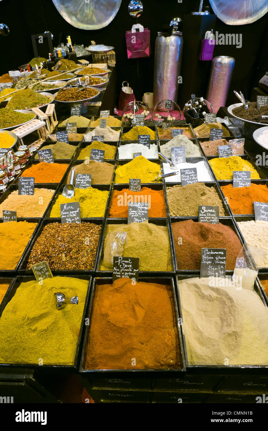 spices booth International Tourism Show 2012 Paris Stock Photo - Alamy