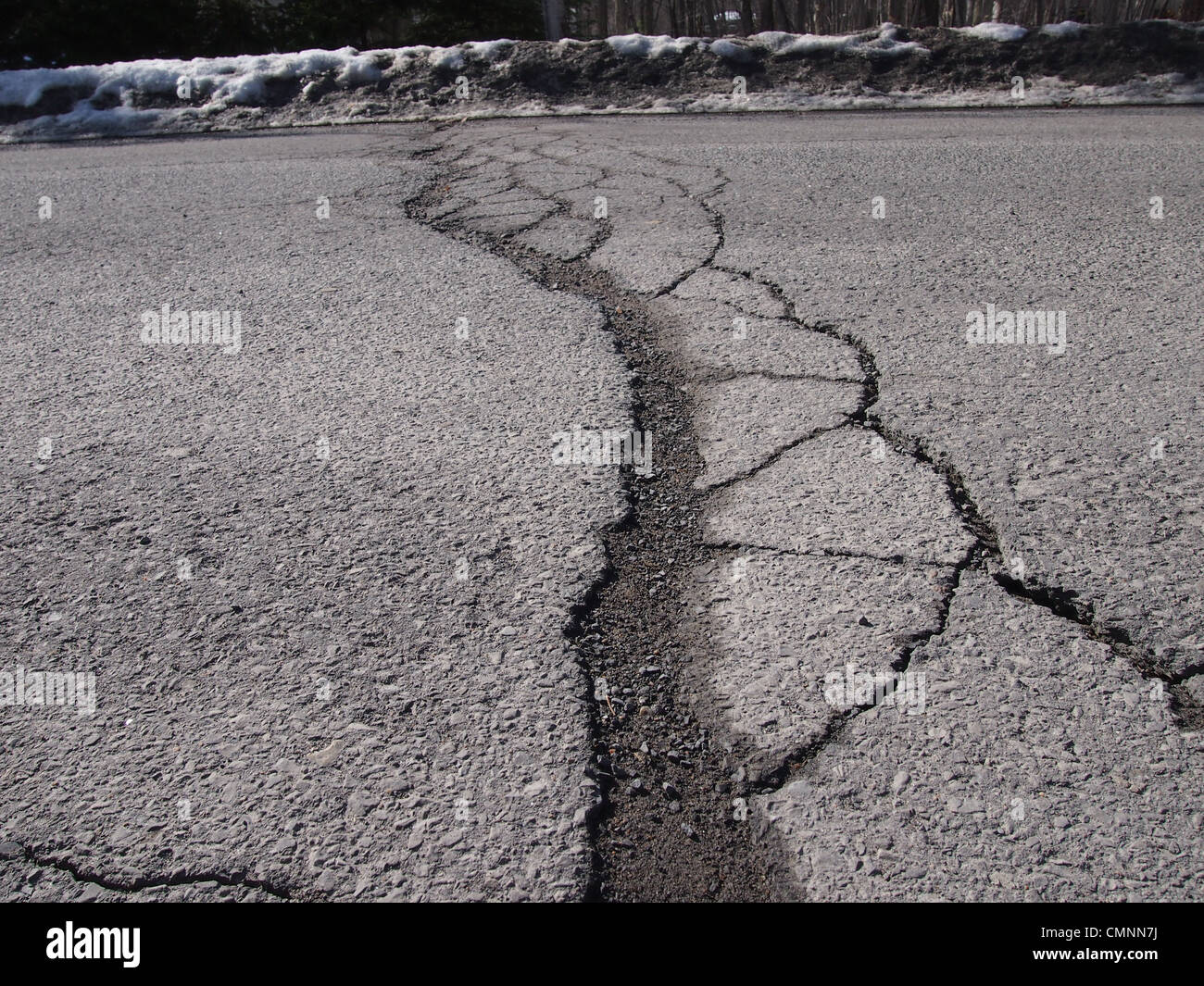 Damaged asphalt pavement close hi-res stock photography and images - Alamy