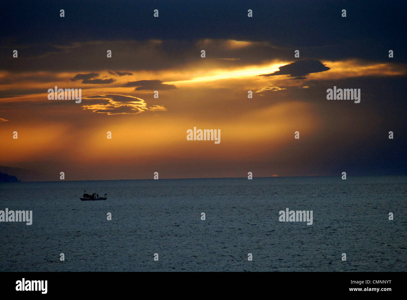The Black Sea at sunset Stock Photo - Alamy