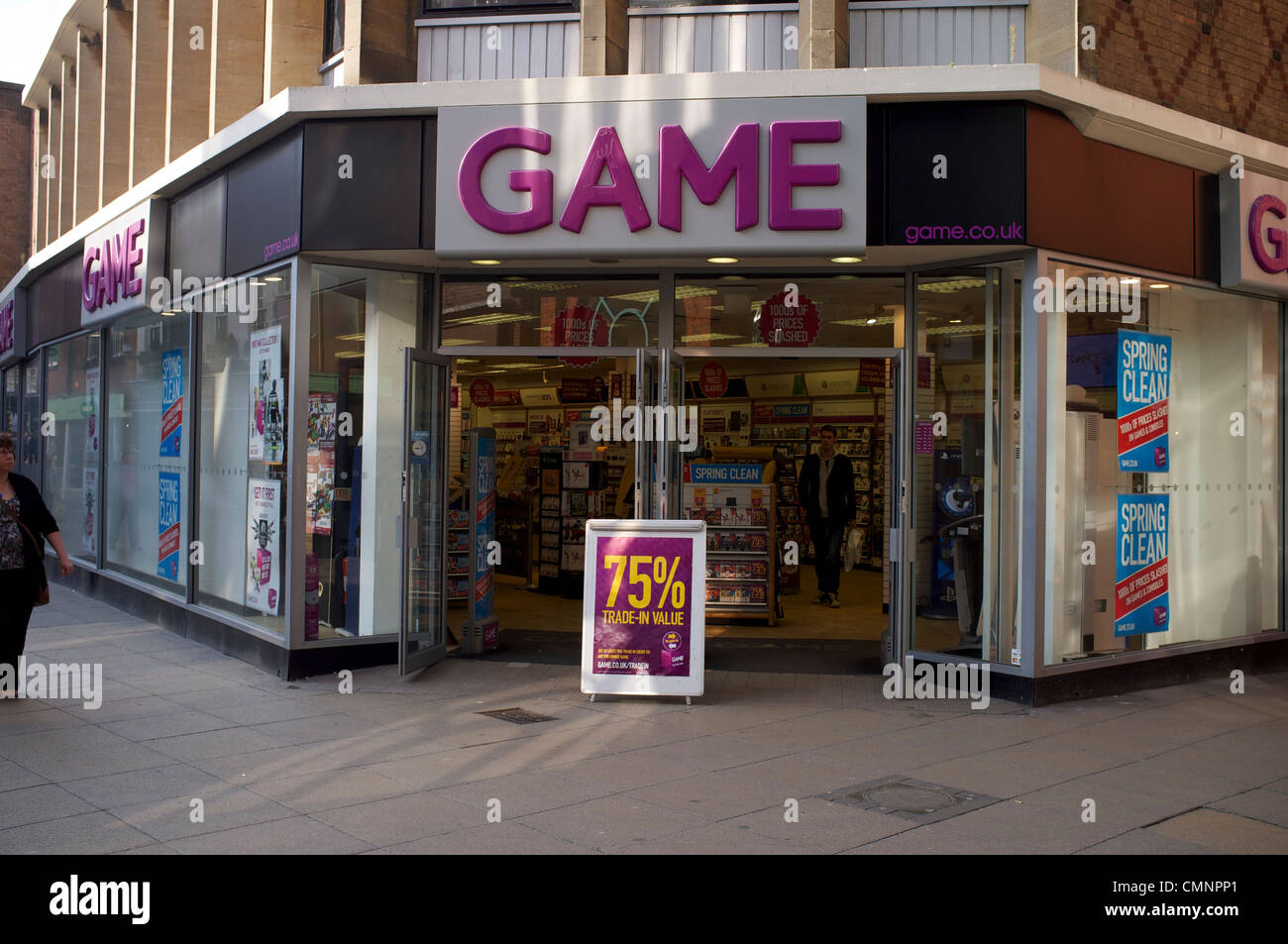 A Game store in Norwich Stock Photo - Alamy