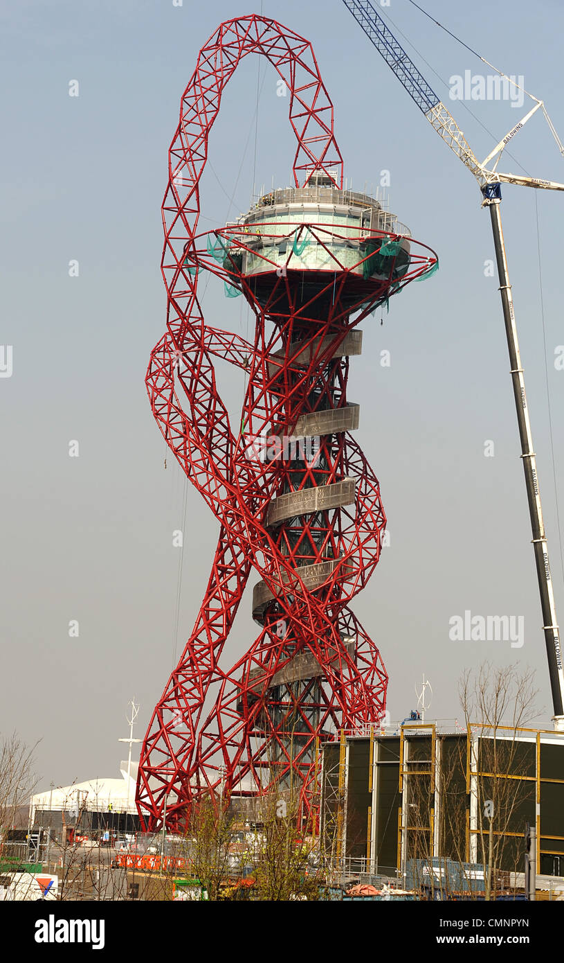 Construction Arcelormittal Orbit Observation Tower High Resolution ...