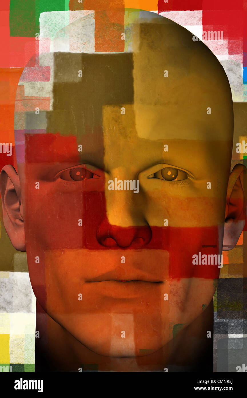 3d portrait hi-res stock photography and images - Alamy