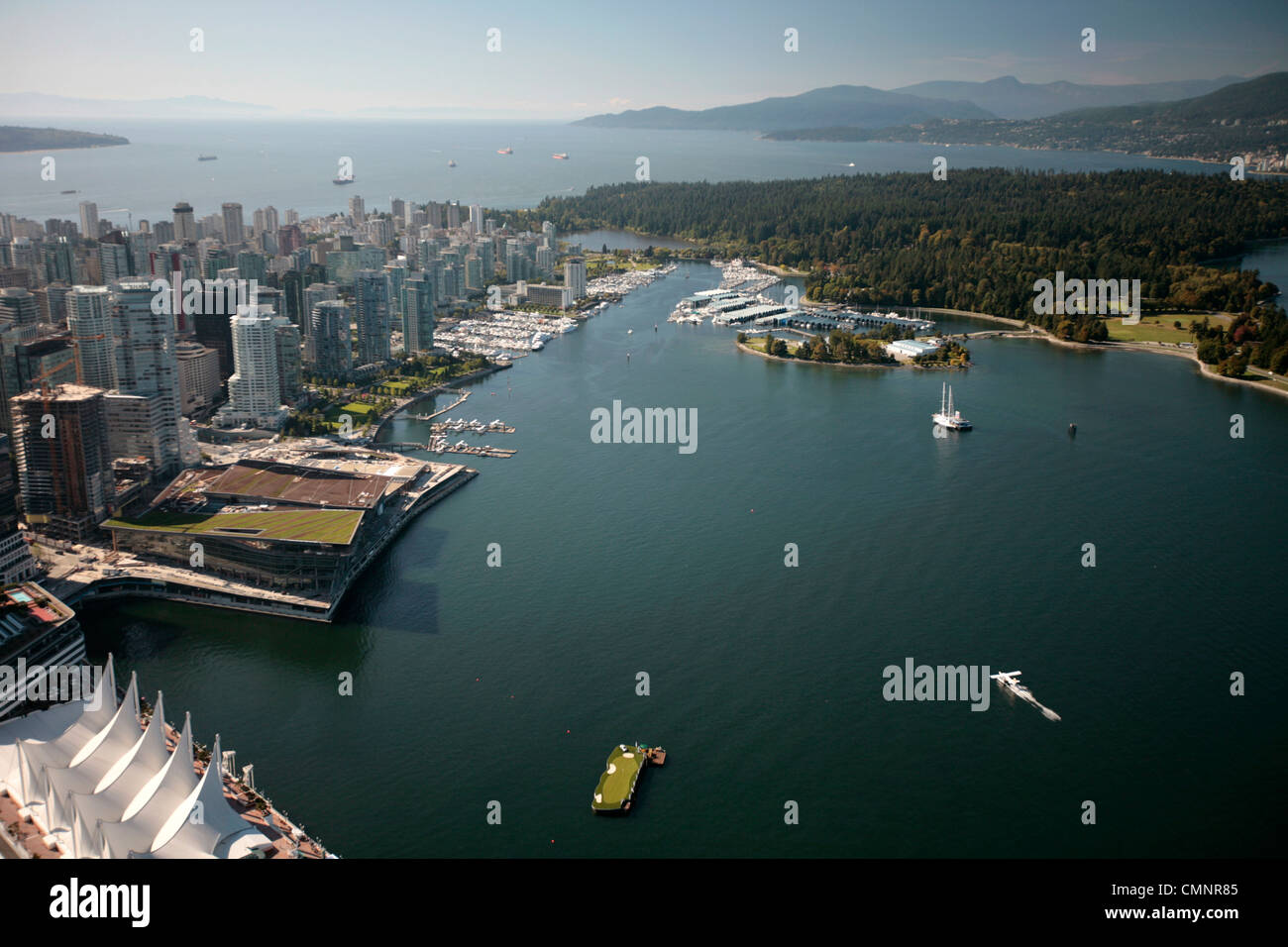 Vancouver looking west, Vancouver, British Columbia Stock Photo - Alamy