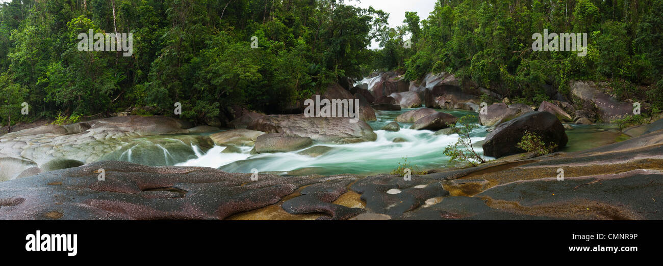 Devil's Pool at Babinda Boulders. Babinda, Queensland, Australia Stock ...