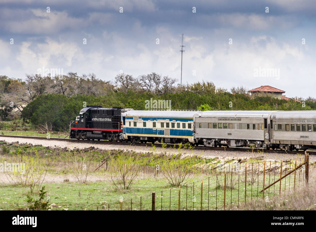 "Hill Country Flyer", a tourist train ride on the Austin and Texas ...
