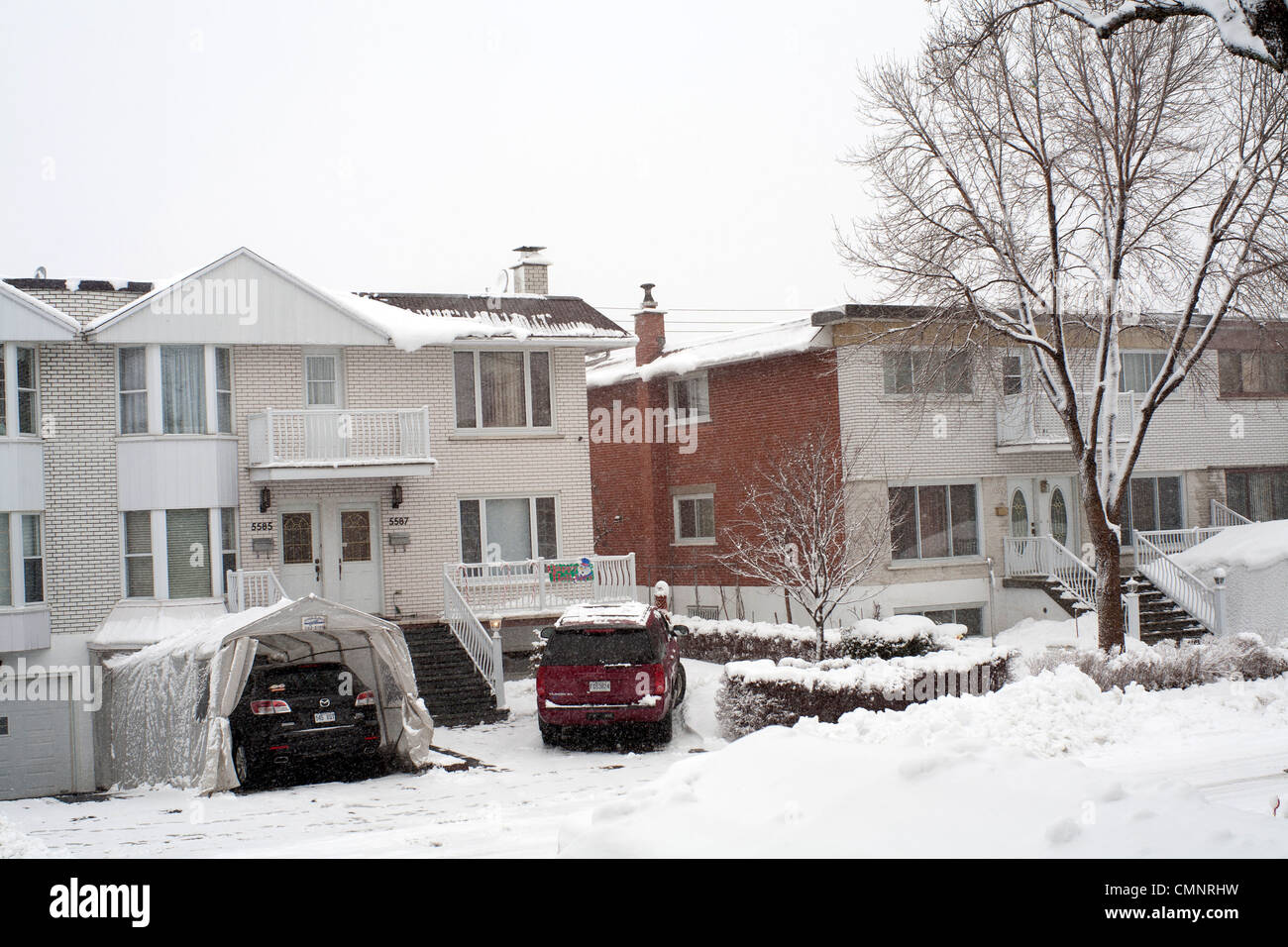 Montreal winter storm hi-res stock photography and images - Alamy
