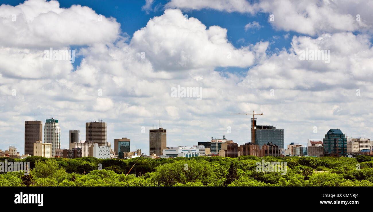 Downtown skyline, Winnipeg, Manitoba Stock Photo - Alamy