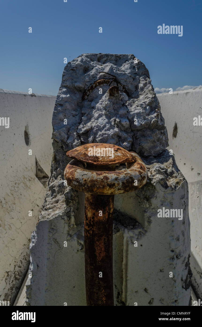 K-rail with pin Stock Photo - Alamy