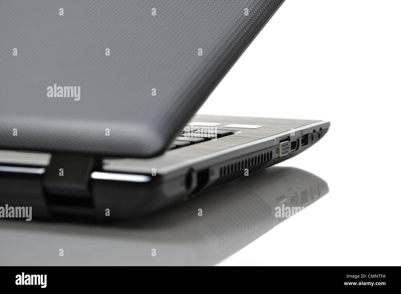 Black portable computer Stock Photo - Alamy