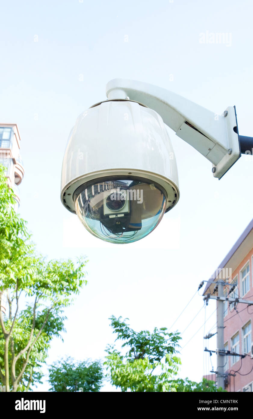 Security camera (Clipping path Stock Photo - Alamy