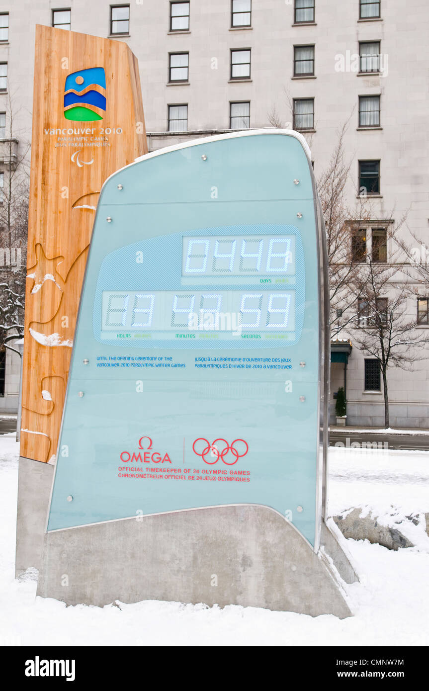 Vancouver winter olympics logo hi-res stock photography and images - Alamy