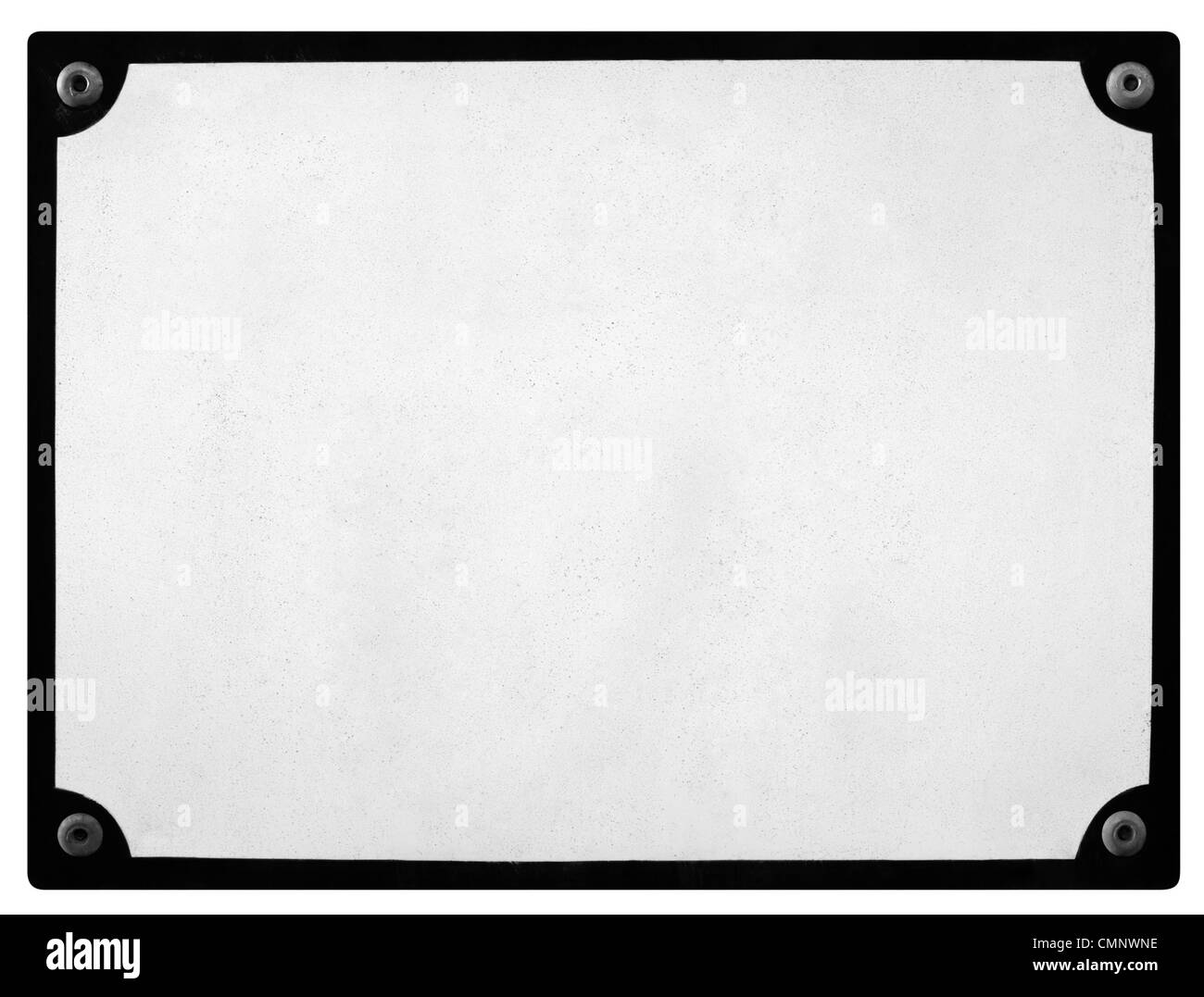 Metal plate path added Stock Photo - Alamy