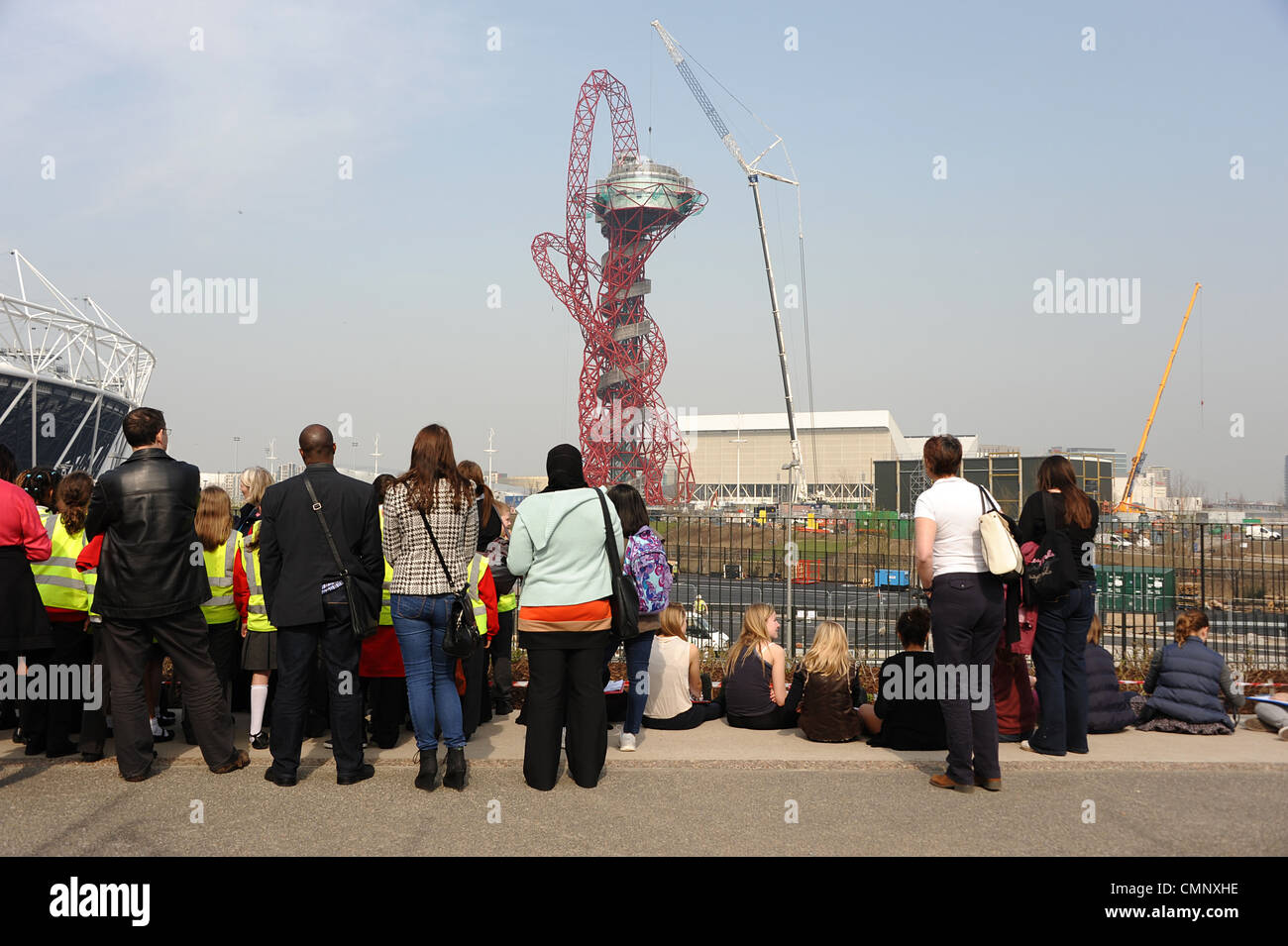 Arcelormittal orbit tower hi-res stock photography and images - Alamy