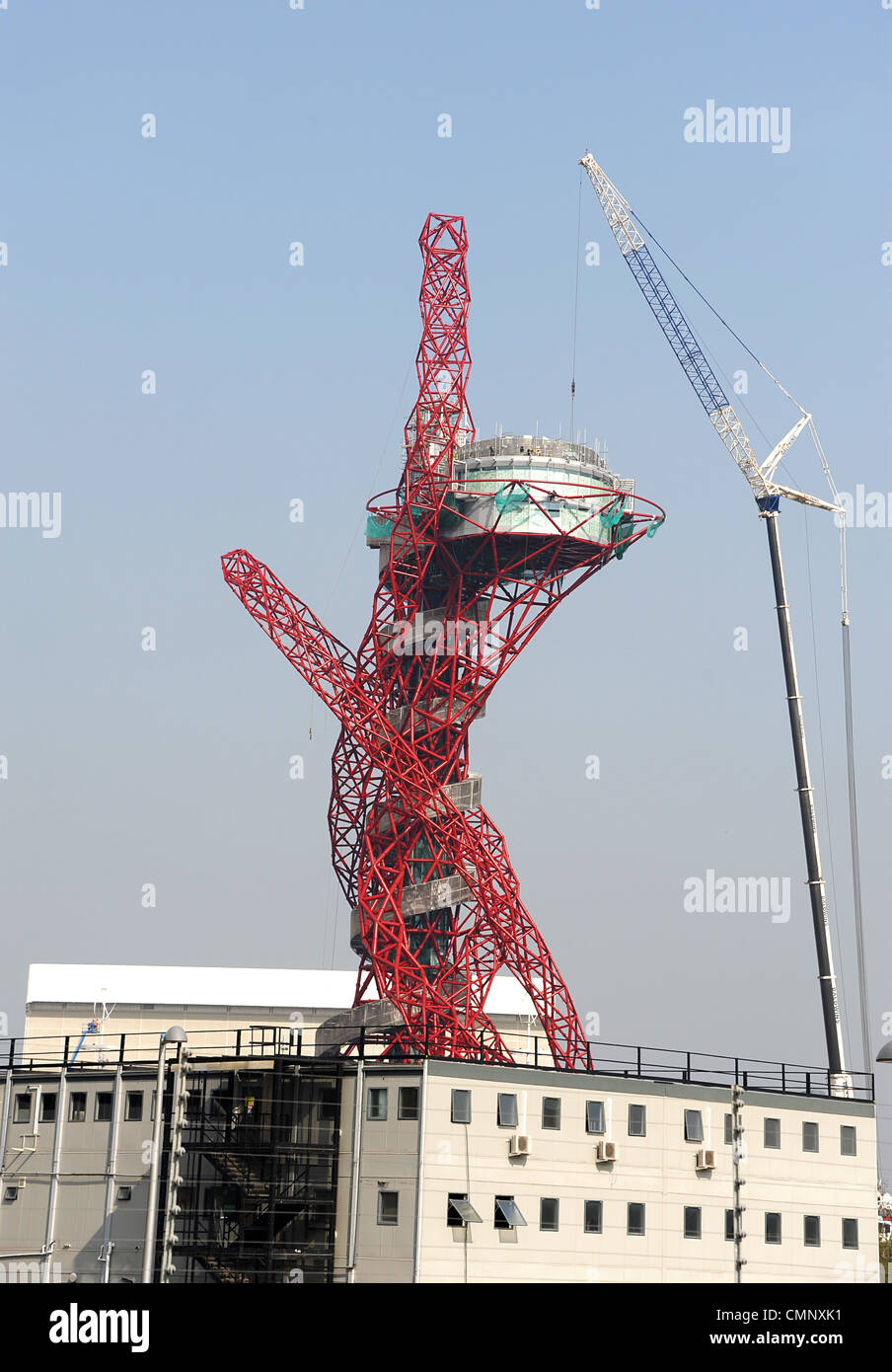 Near completion. The ArcelorMittal Orbit Tower in the 2012 London ...