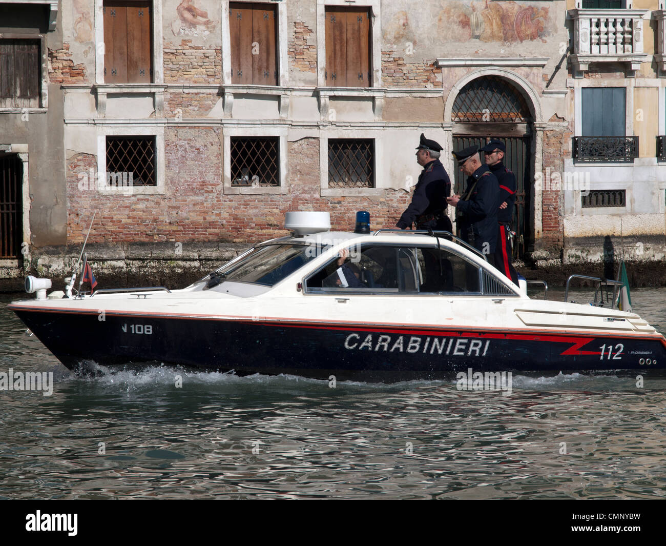 Police boat carabinieri venice hi-res stock photography and images - Alamy