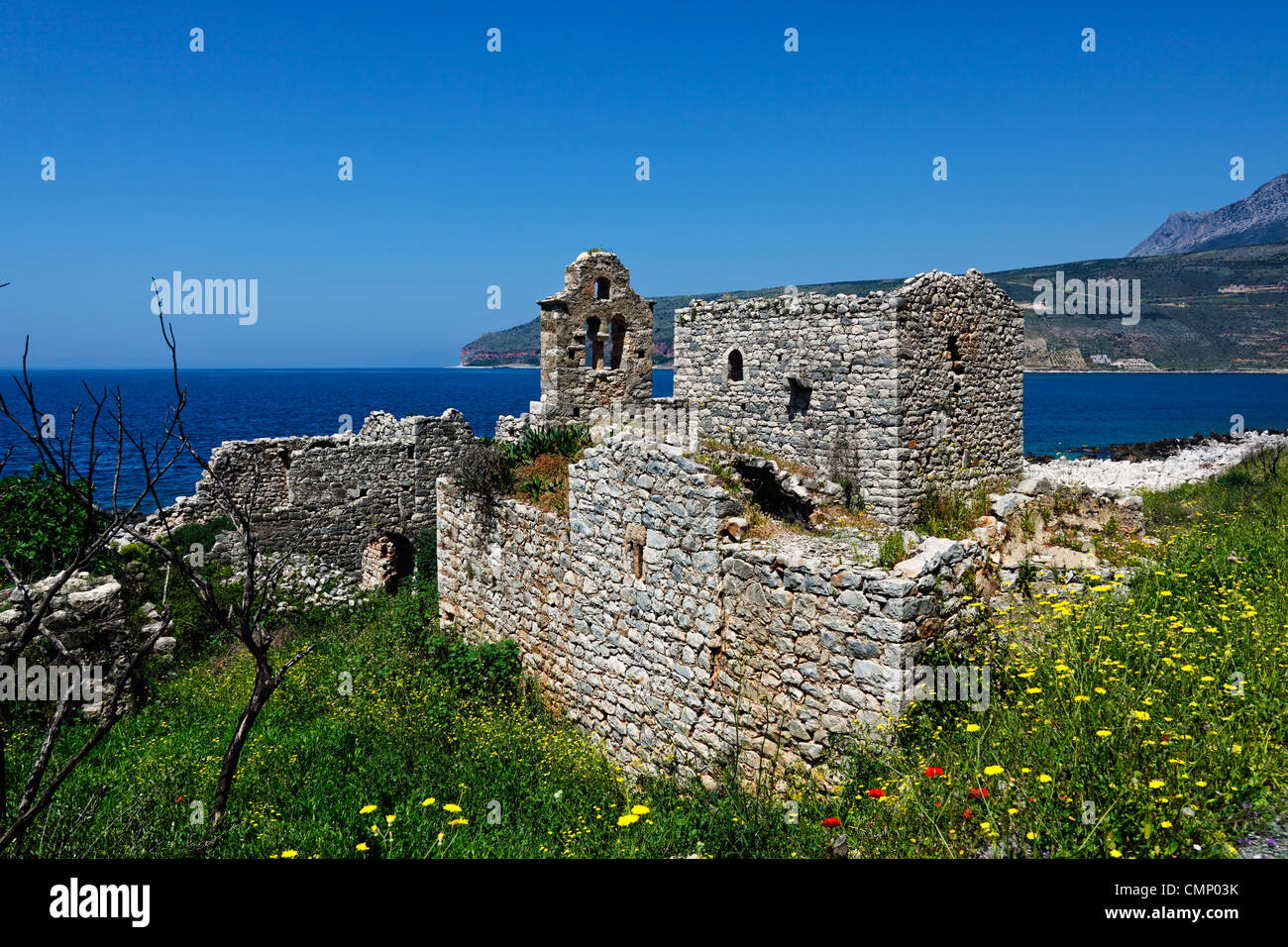 Limeni is a traditional fishing village in Mani, Greece Stock Photo - Alamy