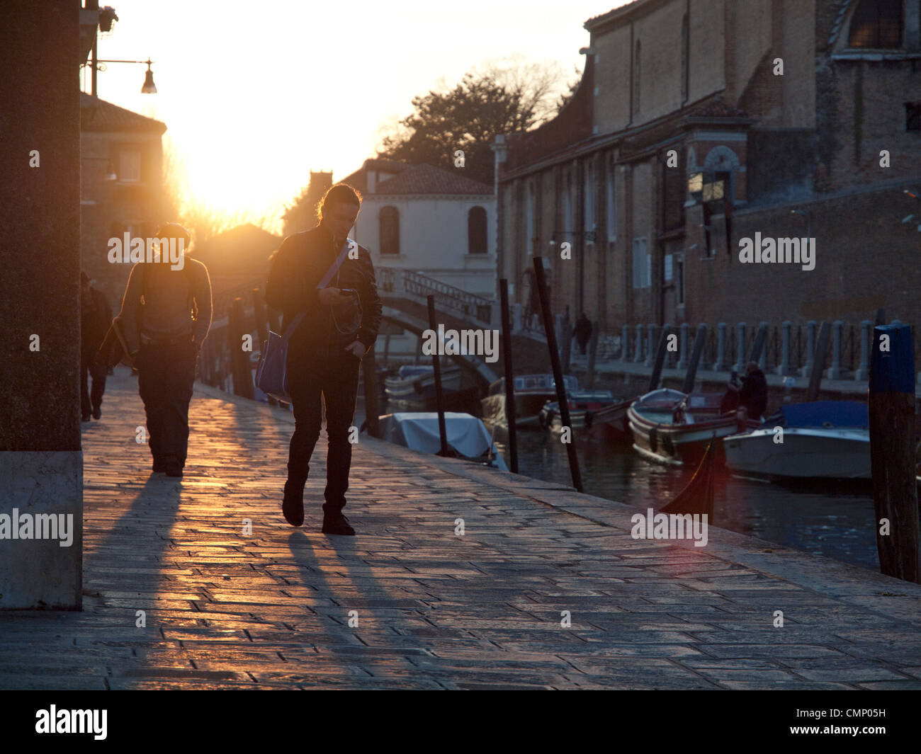 Taking a stroll in Venice Stock Photo - Alamy