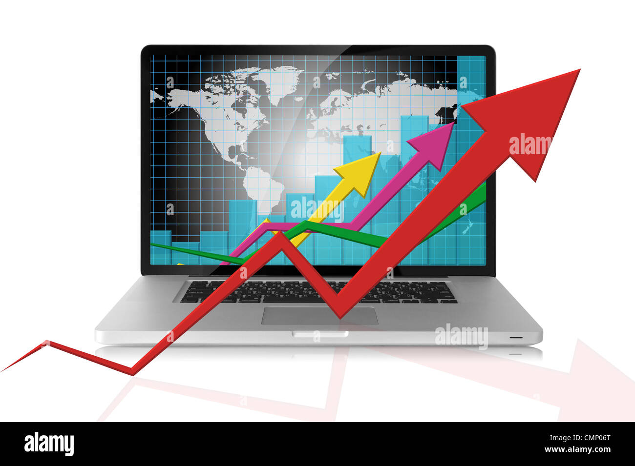 Bar graph map hi-res stock photography and images - Alamy