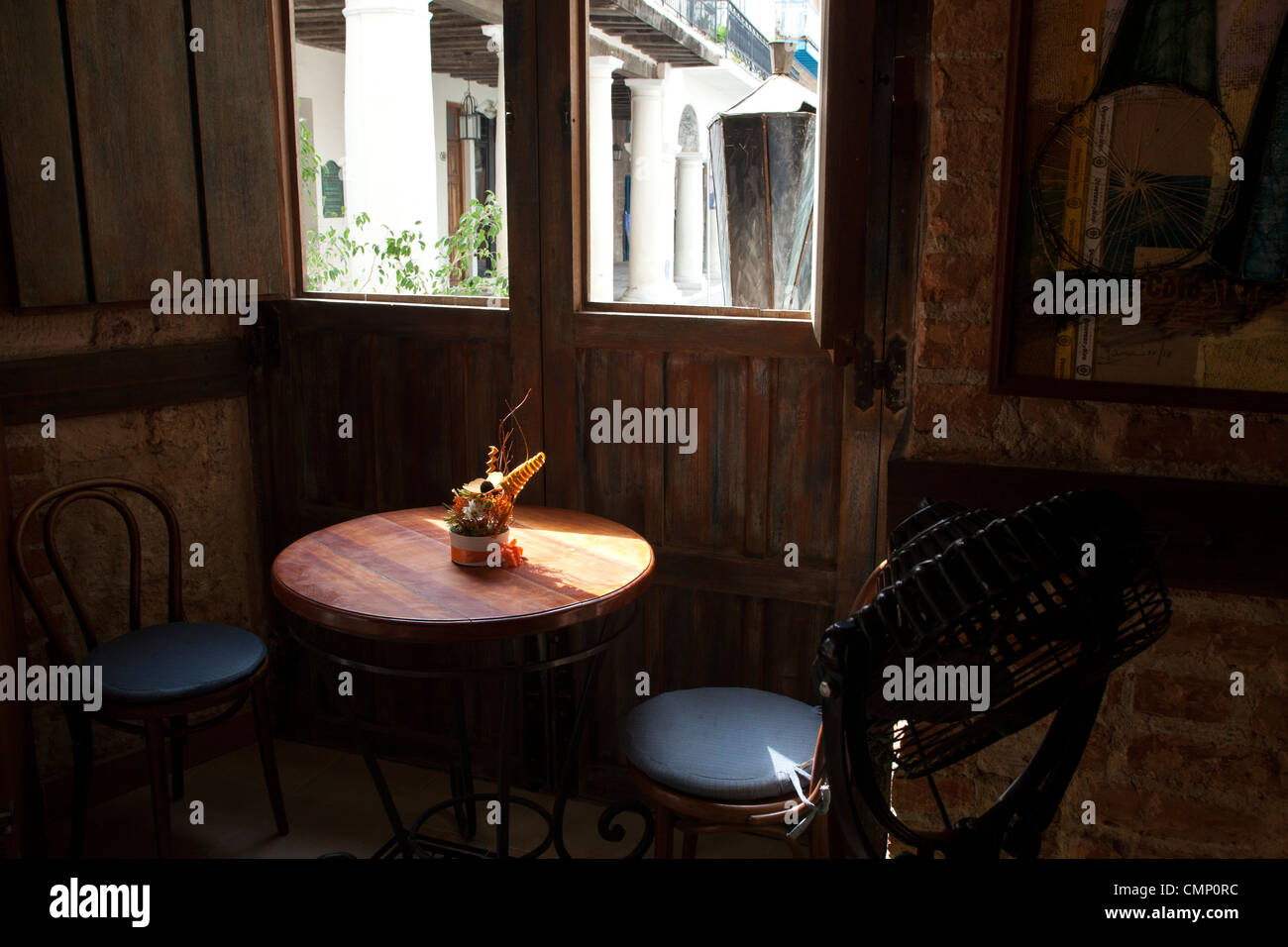 Table for two Old Havana Cuba Stock Photo - Alamy