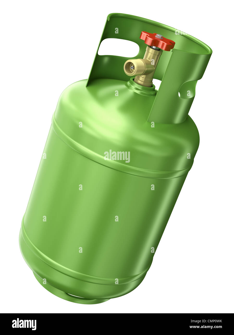 Green gas container Stock Photo - Alamy