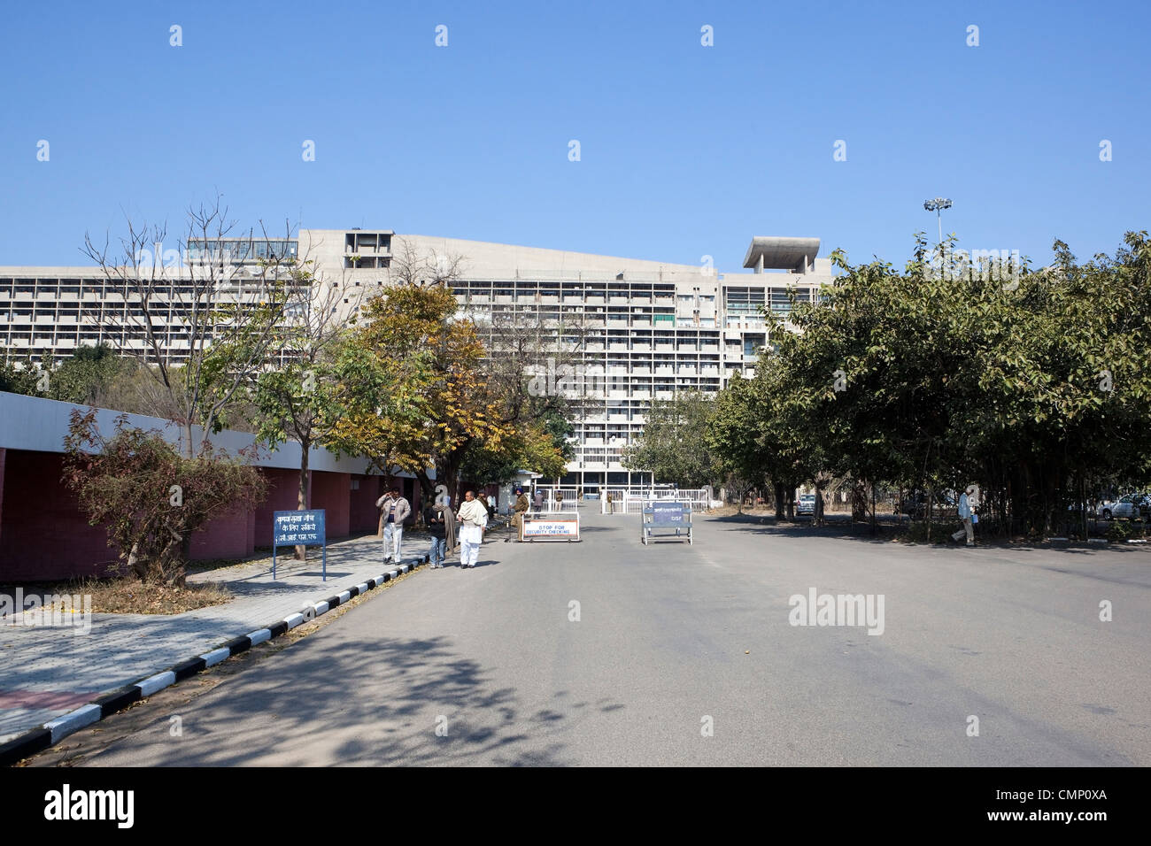 The security checkpoint at the entrance to the Capitol complex in the ...