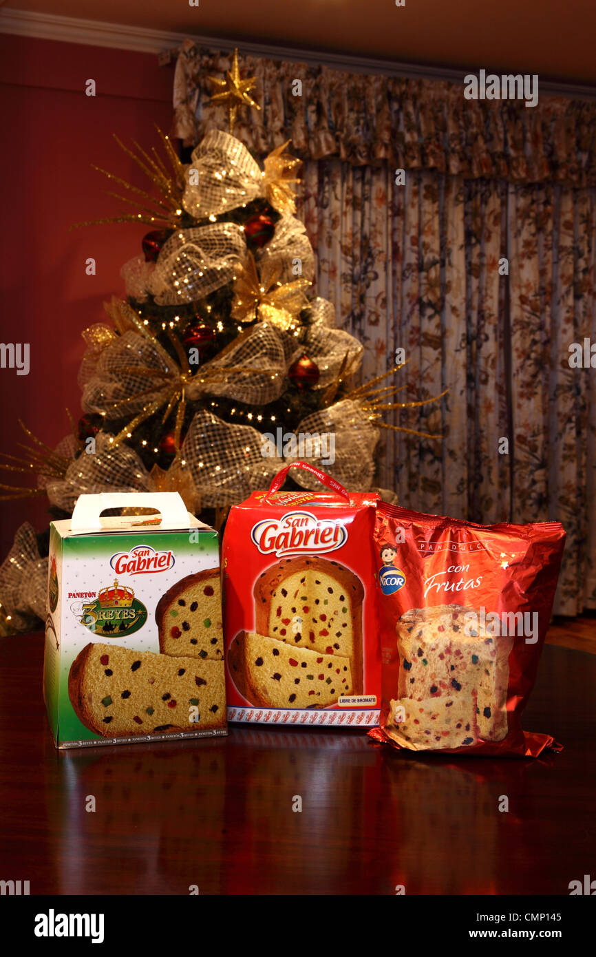 Varieties of paneton ( an Italian fruit bread popular at Christmas in ...