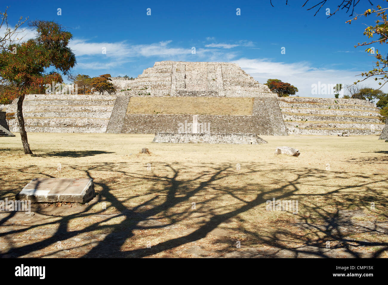 Xochicalco, Great Pyramid Stock Photo - Alamy