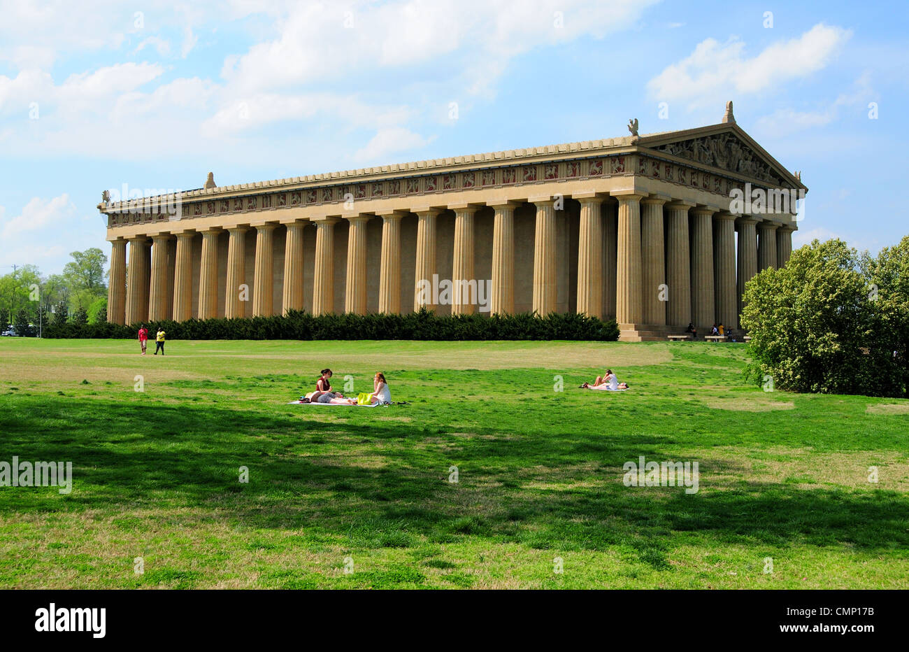 A full size replica of the Parthenon in Nashville, Tennessee Stock ...