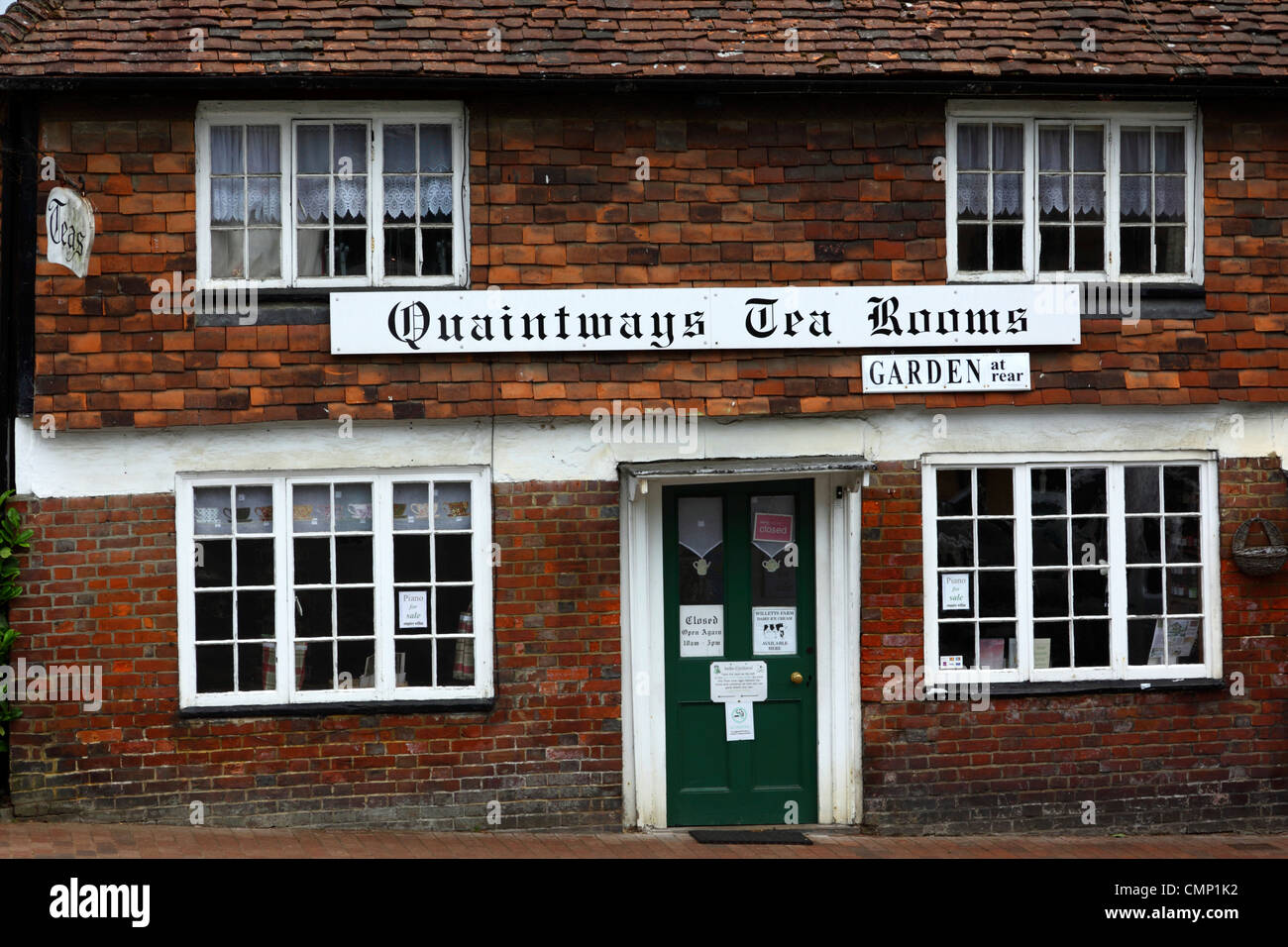 Quaintways tea rooms , Penshurst , Kent , England Stock Photo - Alamy