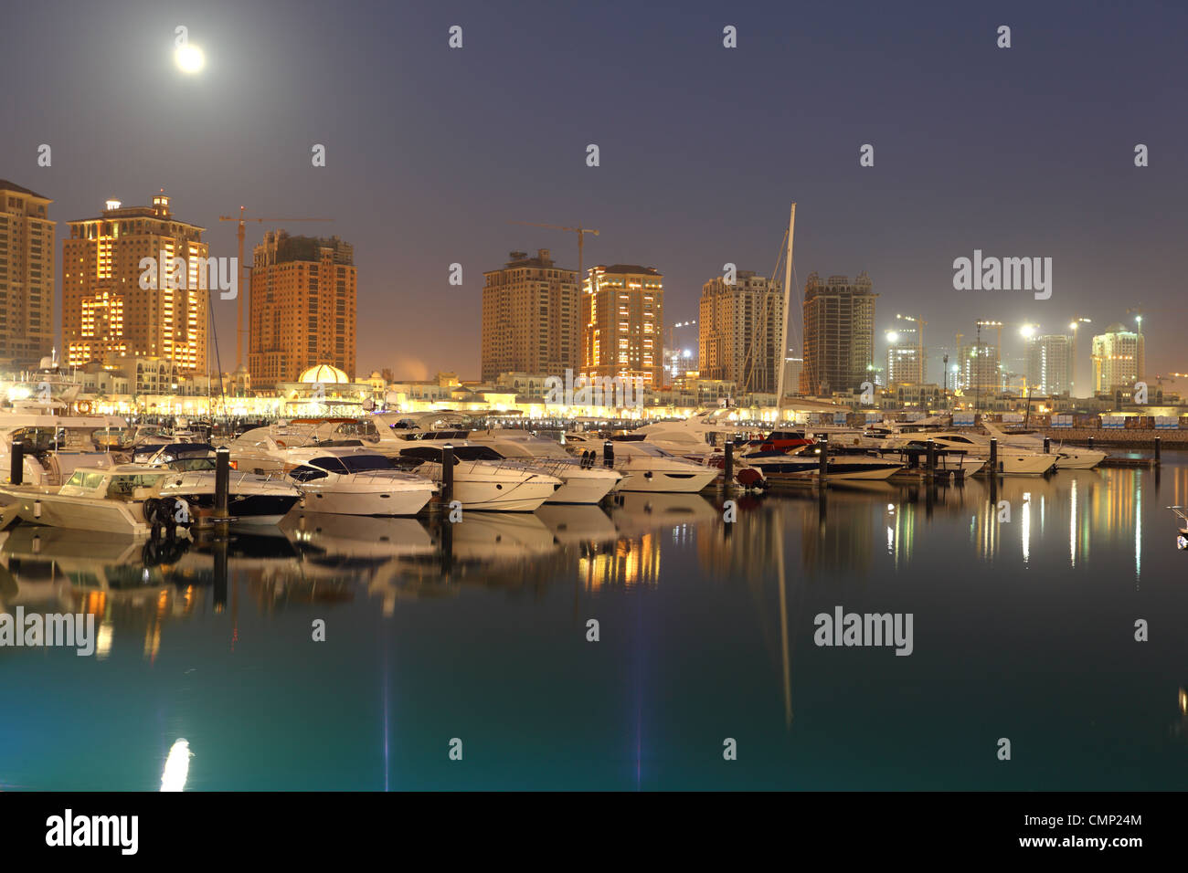 Marina at The Pearl in Doha, Qatar Stock Photo - Alamy