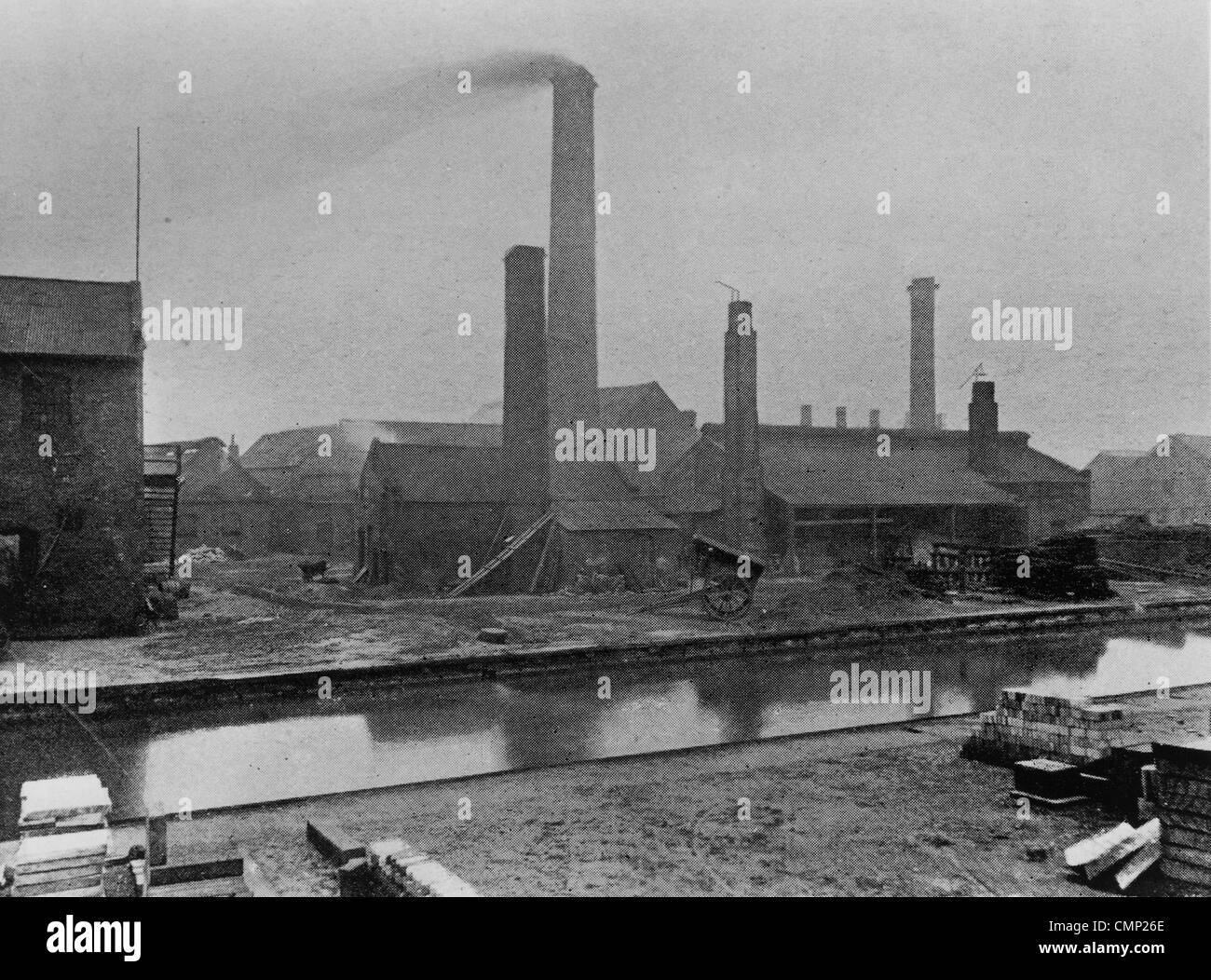 Old iron buildings Black and White Stock Photos & Images - Alamy
