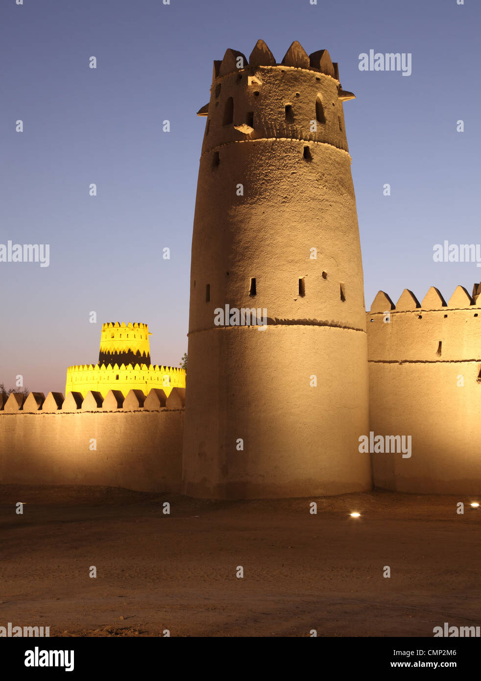 Al Jahili fort in Al Ain, Emirate of Abu Dhabi Stock Photo - Alamy
