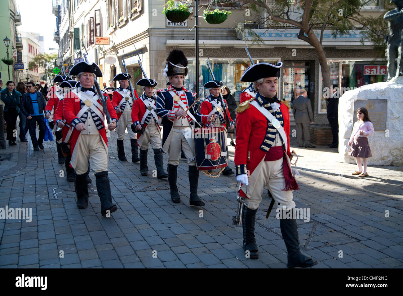 Ceremony of the Keys, Rock of Gibraltar Stock Photo - Alamy