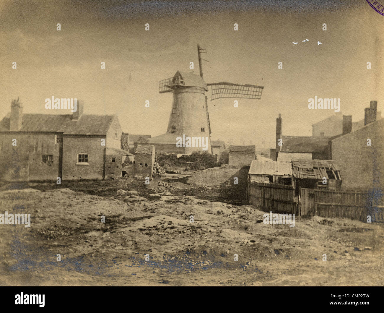 Old Windmill, Wolverhampton, Early 20th cent. One of the two windmills ...