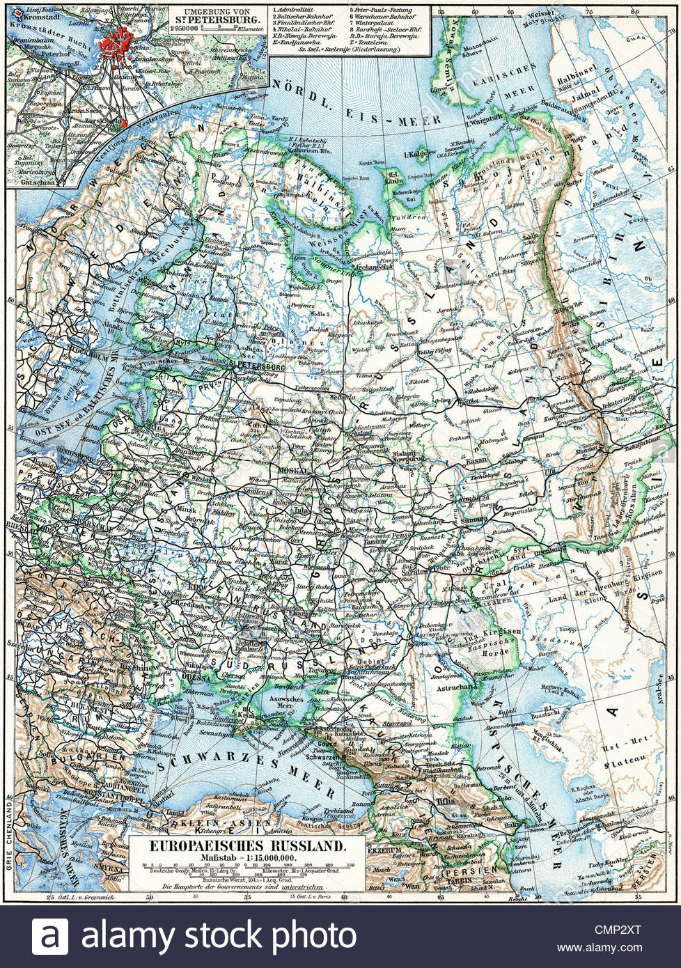 Russian Empire Map Stock Photos & Russian Empire Map Stock Images - Alamy