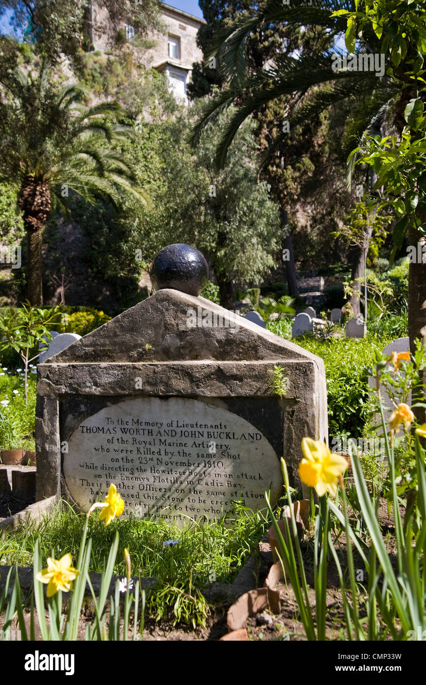 Trafalgar Cemetery, Rock of Gibraltar Stock Photo - Alamy