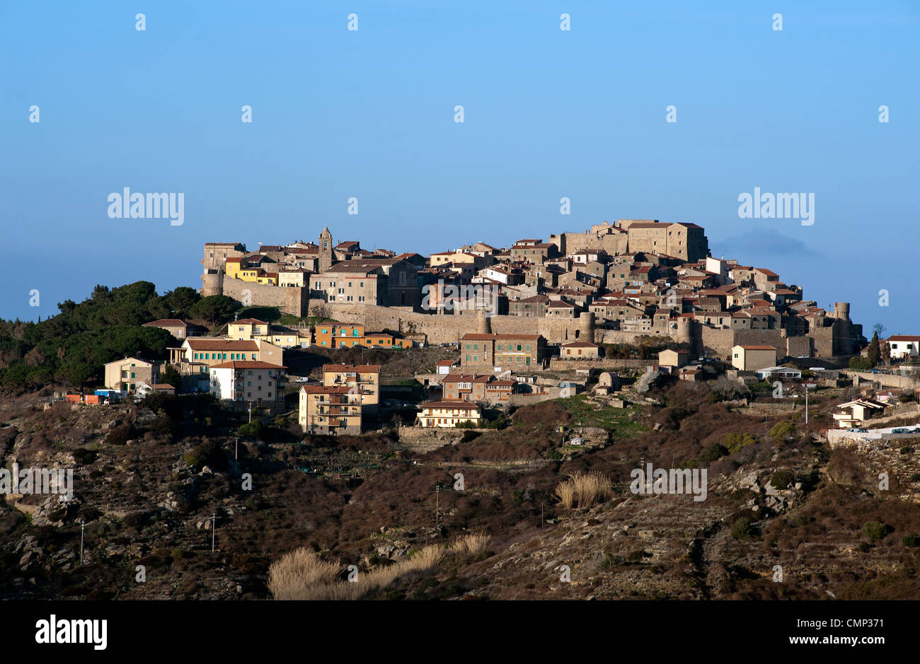 Giglio Castello, Giglio Island, Grosseto, Tuscany, Italy Stock Photo ...
