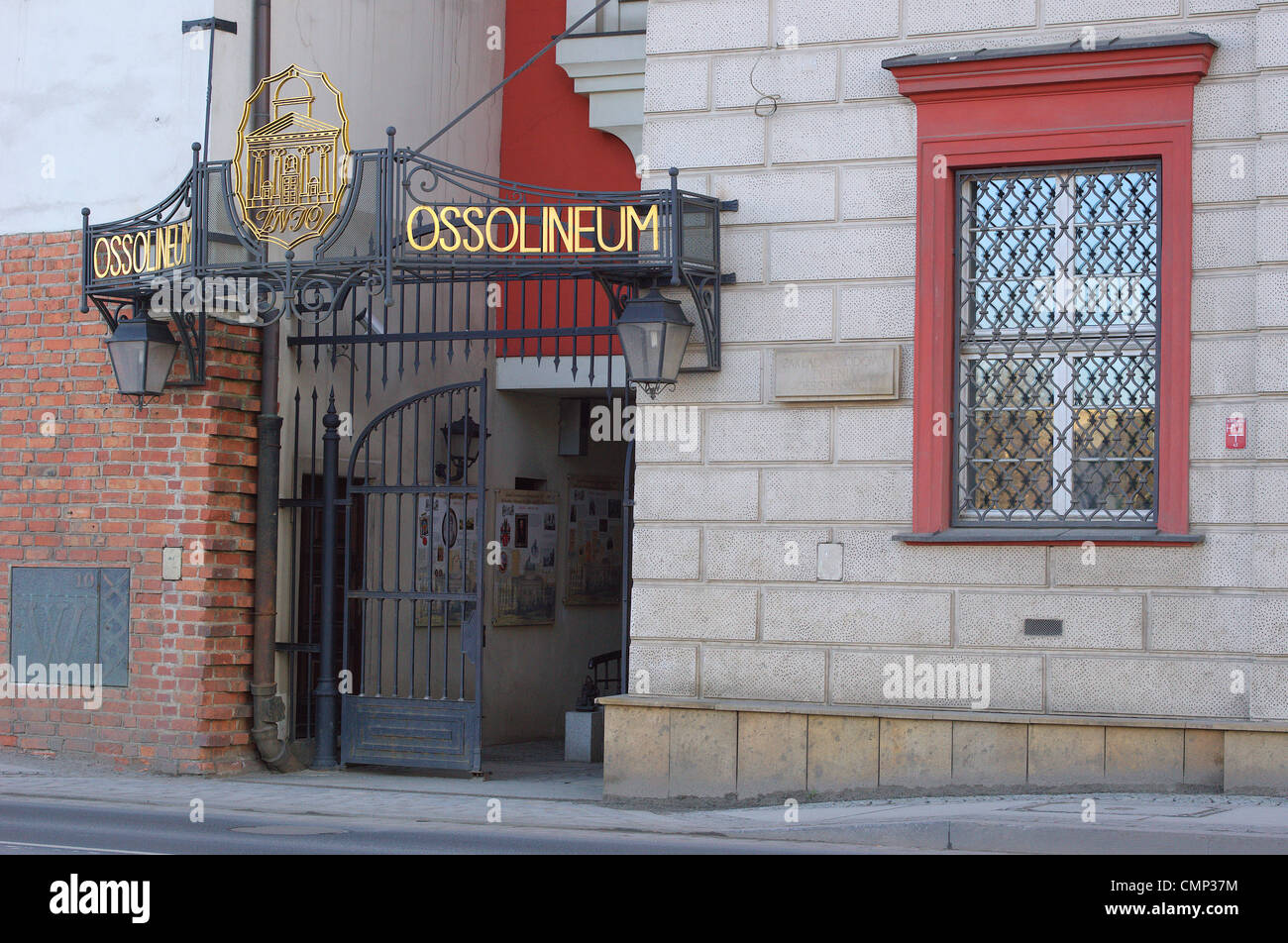 Ossolineum library Wroclaw Poland Stock Photo - Alamy